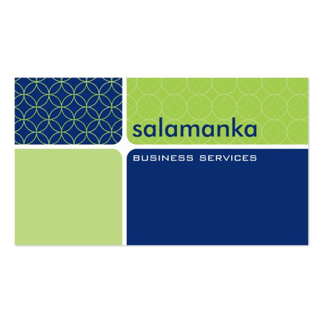 BUSINESS CARD bold modern segment