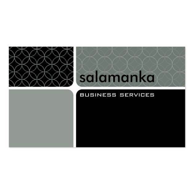 BUSINESS CARD bold modern segment