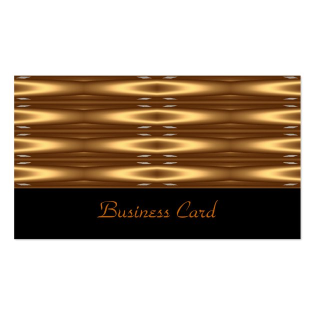 Business Card Bronze Gold