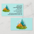Business Card: Camp Camping Camper Business Card | Zazzle