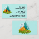 Business Card: Camp Camping Camper Business Card | Zazzle