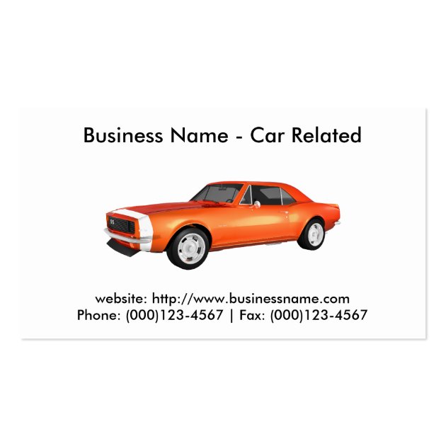 Business Card: Cars / Automotive