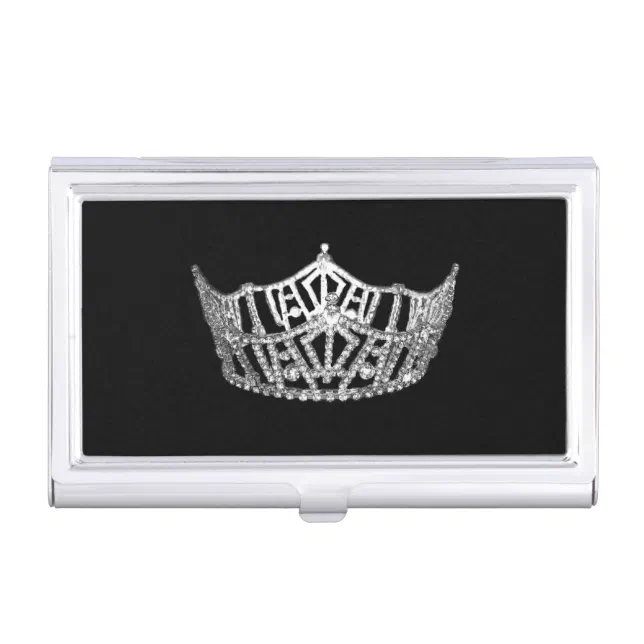 Business Card Case-Pageant Crown Case For Business Cards | Zazzle