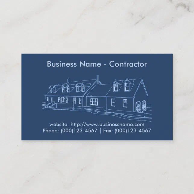 Business Card: Contractor / Construction Business Card | Zazzle