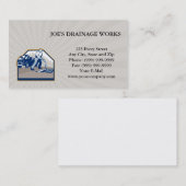 Business card Drainage Unblocking Drain Surgeon Re | Zazzle