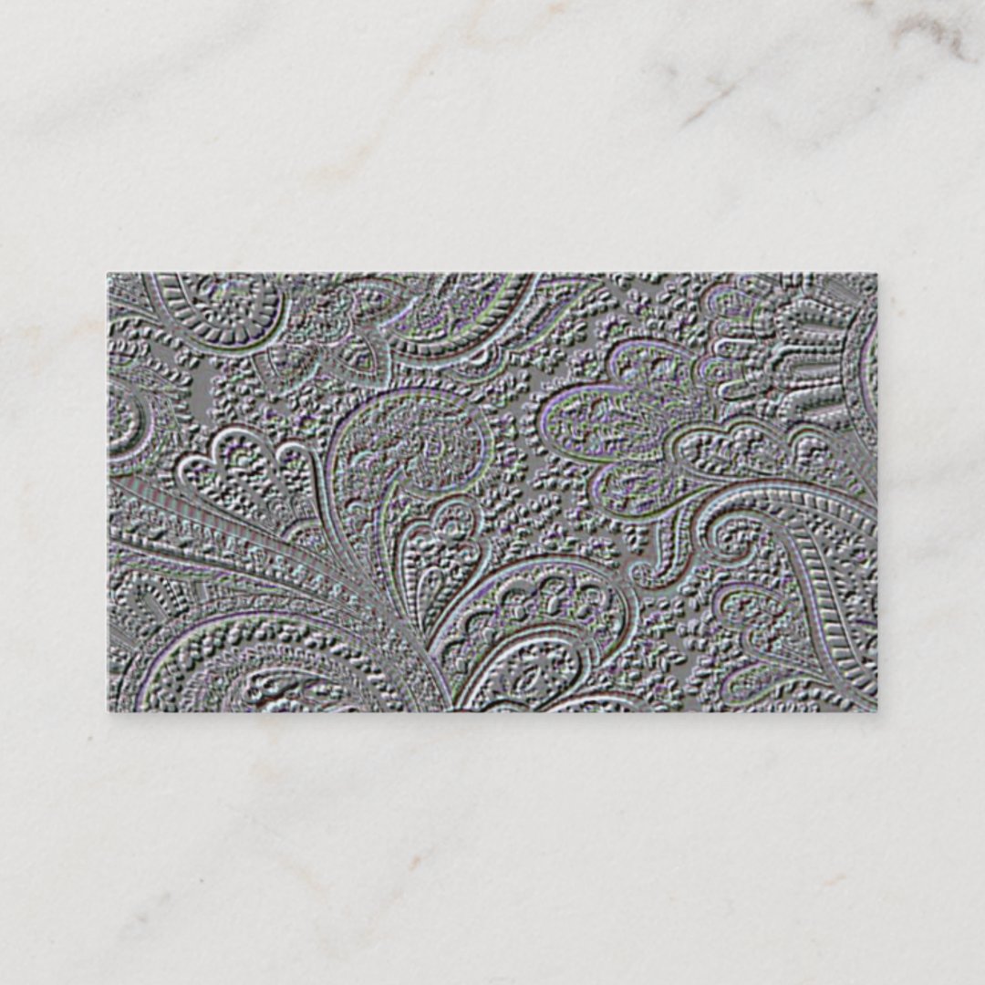 Business Card Embossed | Zazzle