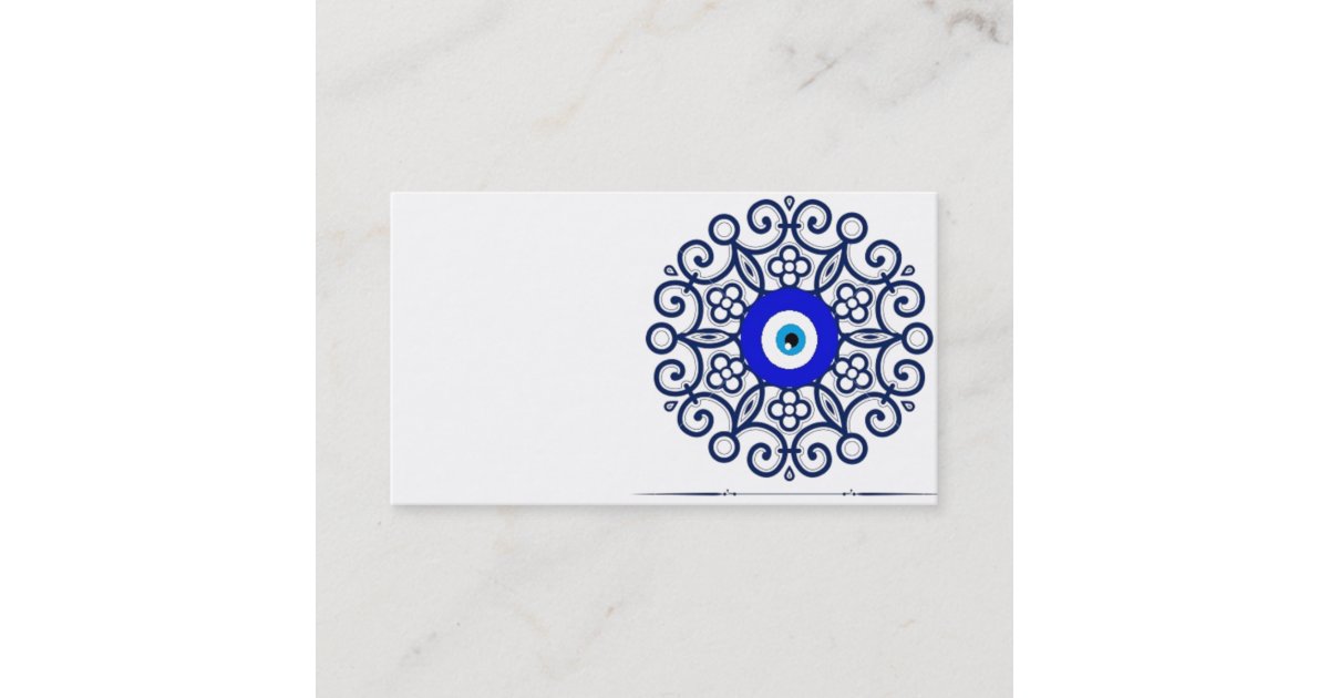 Business Card-evil-eye Business Card | Zazzle