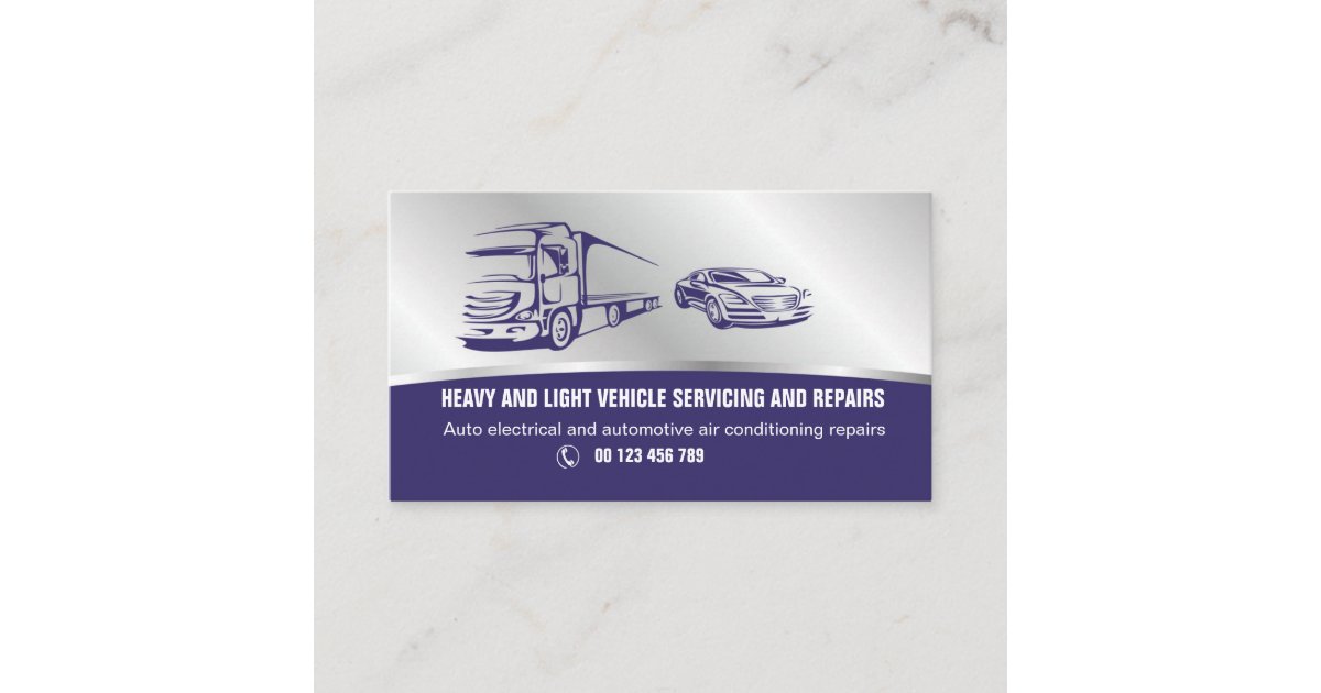 Business card for Auto services | Zazzle