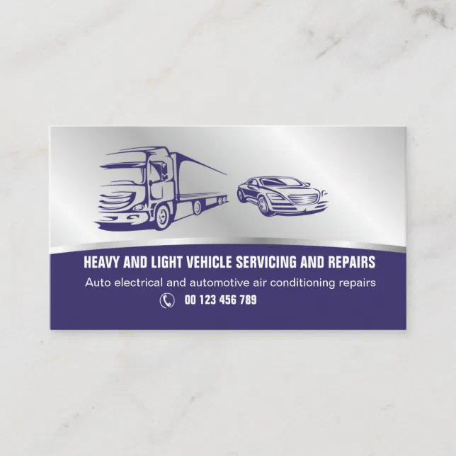 Business card for Auto services | Zazzle