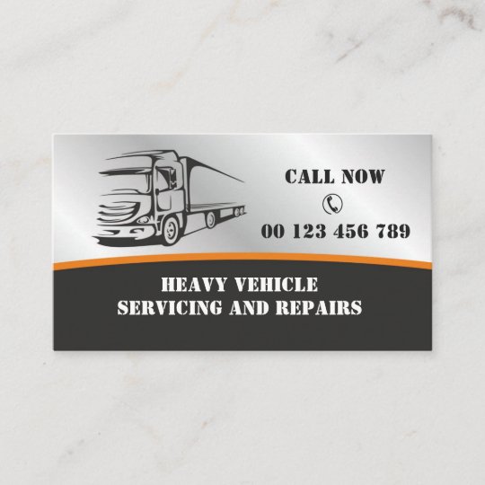 Heavy Equipment Business Card | Zazzle.com