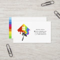Business card for painter and paint job | Zazzle