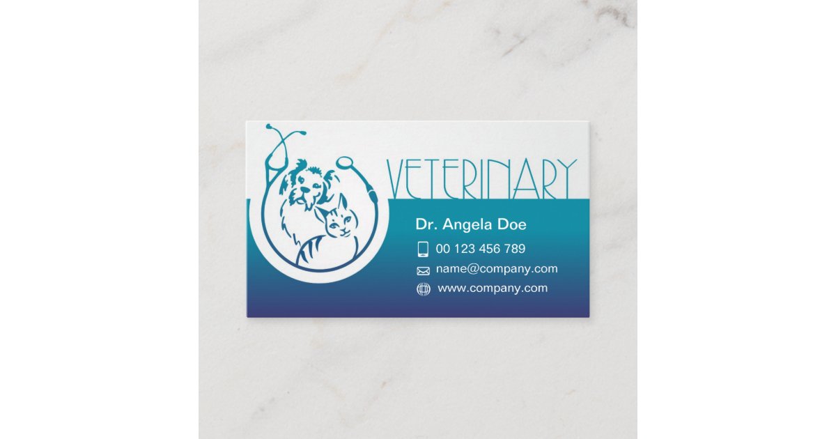 business card for veterinary doctor | Zazzle