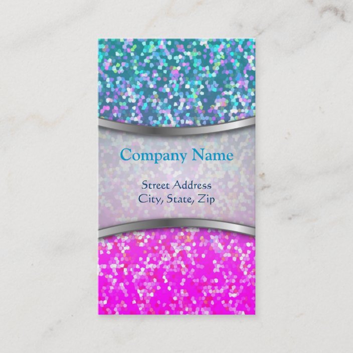 Business Card Glitter Graphic Background | Zazzle.com