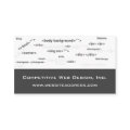 Business Card :: HTML Code Web Design | Zazzle