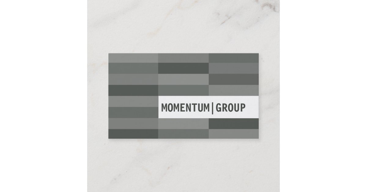 BUSINESS CARD :: modern rectangular panels 7 | Zazzle