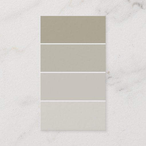 BUSINESS CARD paint chip swatch | Zazzle