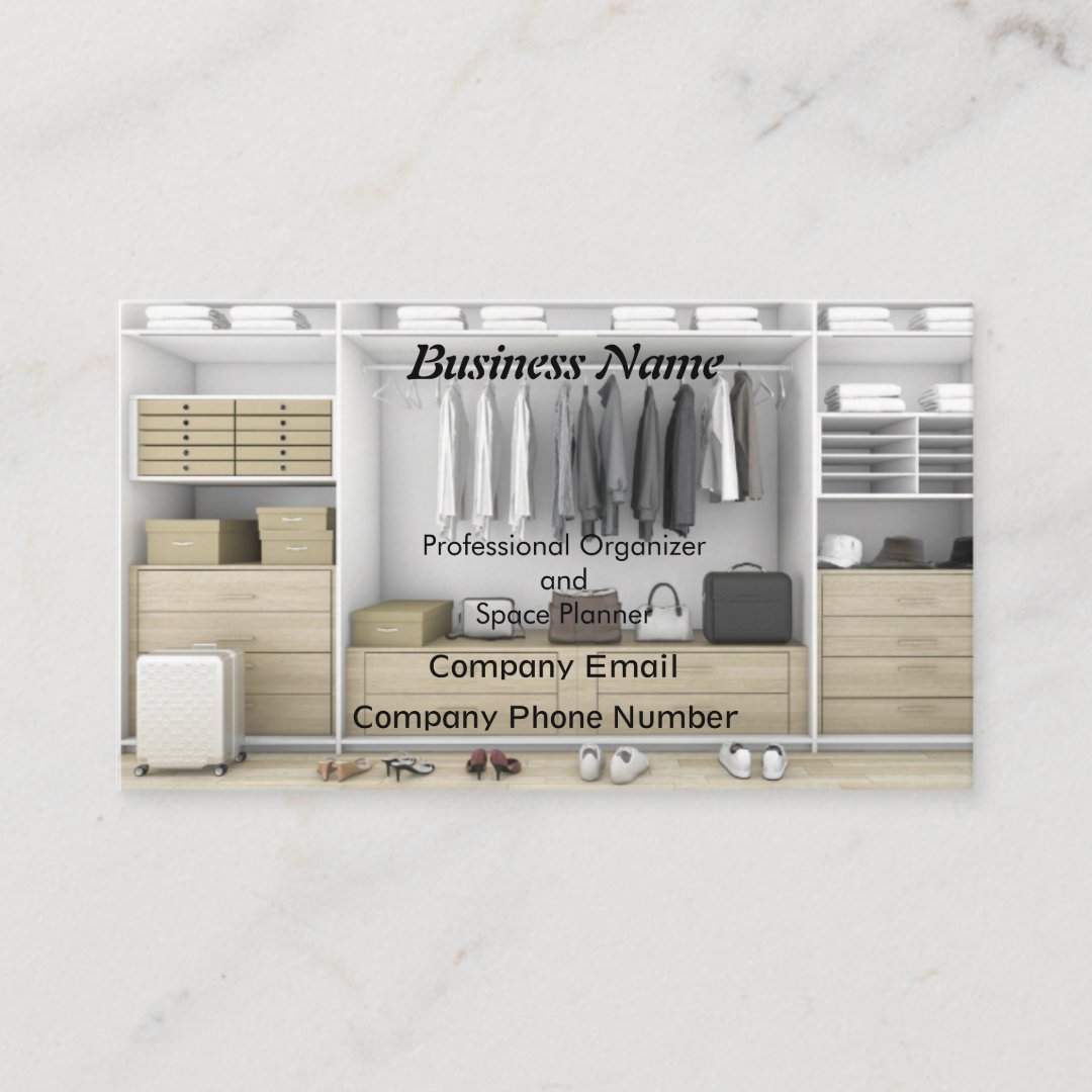Business Card perfect for organizers | Zazzle
