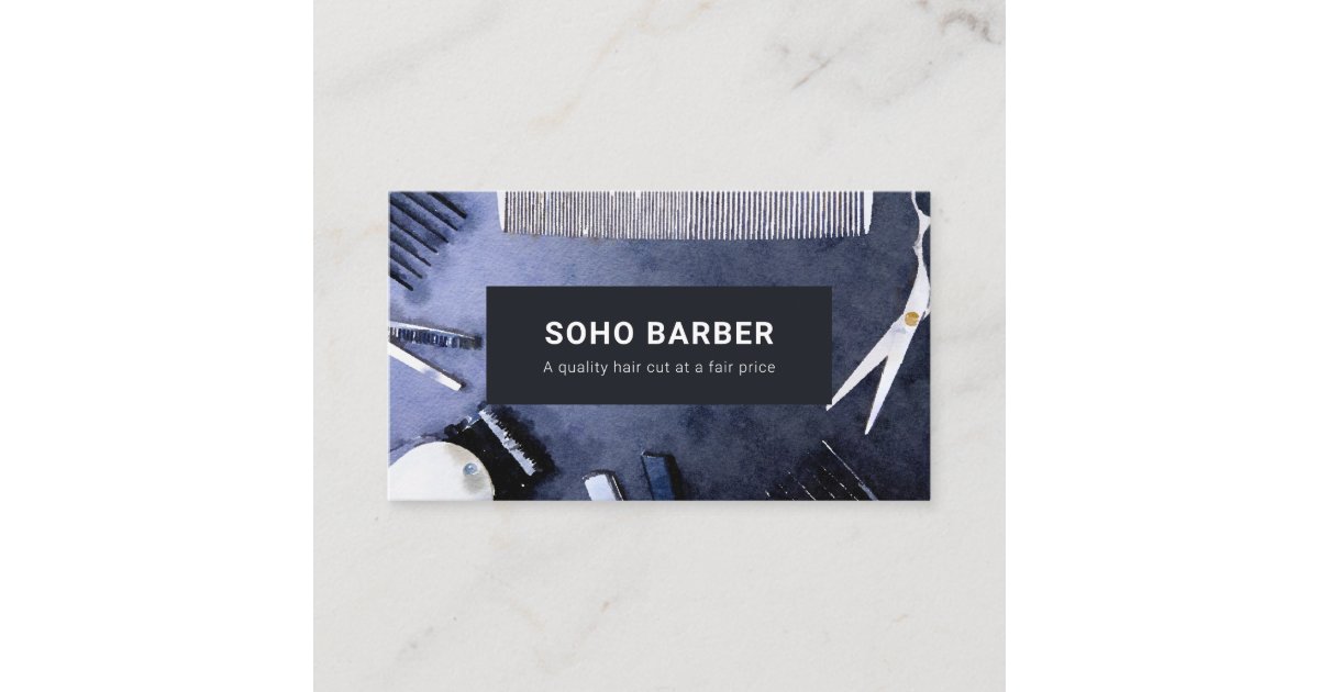 Business Card: SOHO Hair Barber Business Card | Zazzle