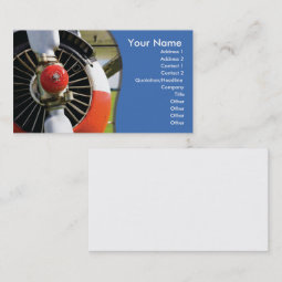 business card template aviation | Zazzle