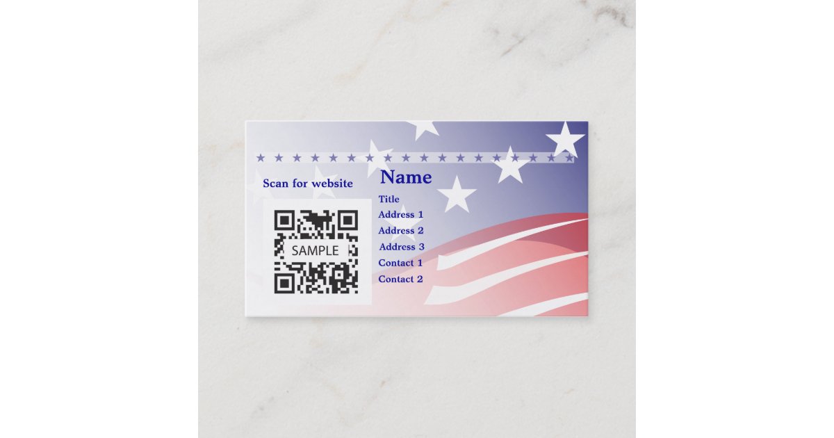 Business Card Template Campaign | Zazzle