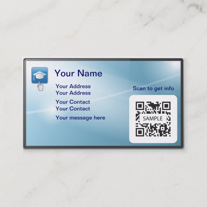 Business Card Template Online Degree | Zazzle.com
