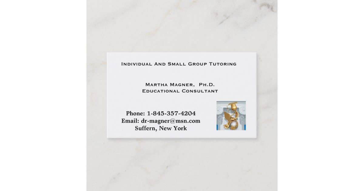 Business Card Tutoring | Zazzle