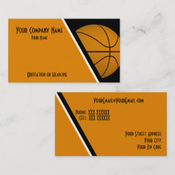 Business Cards Basketball | Zazzle