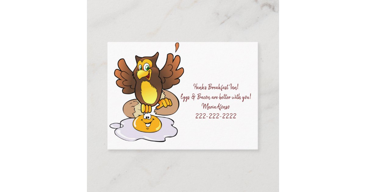 Business Cards, Breakfast Bakery Business Cards | Zazzle