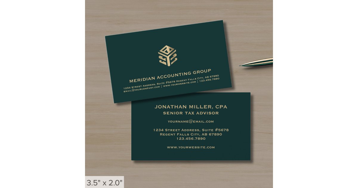 Business Cards for Accountants and Tax Preparers | Zazzle