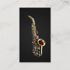 Saxophone Logo - Business Card | Zazzle.com