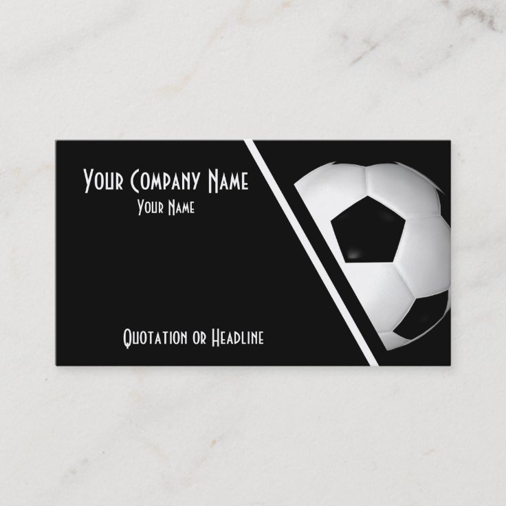 Business Cards Soccer / Football | Zazzle