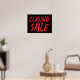 Business Closing Sale Sign, Retail Clearance Sale Poster | Zazzle