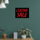 Business Closing Sale Sign, Retail Clearance Sale Poster | Zazzle