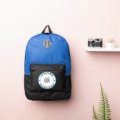 Business Company Logo Here Custom Port Authority® Backpack | Zazzle