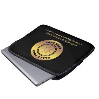 Business Company Logo Promotion Branding Custom Laptop Sleeve | Zazzle