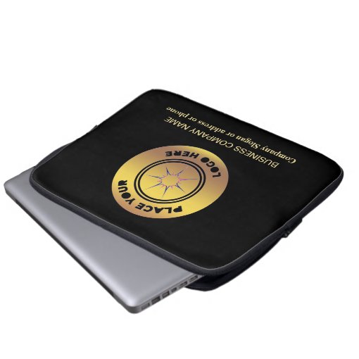 Business Company Logo Promotion Branding Custom Laptop Sleeve | Zazzle