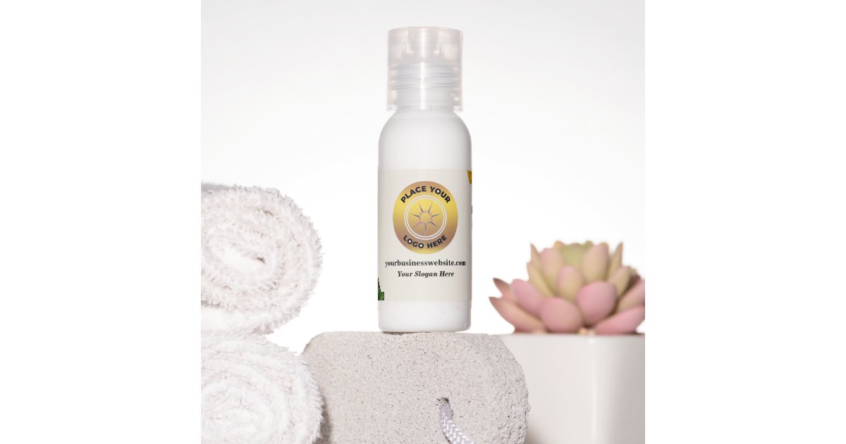 Business Company Logo Promotional Brand Custom Hand Lotion | Zazzle