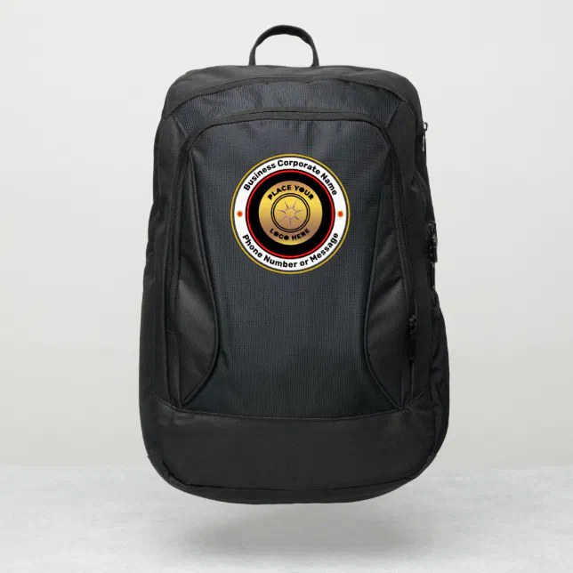 Business Company Logo Promotional Custom Port Authority® Backpack | Zazzle