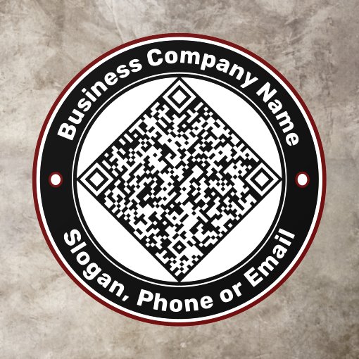 Business Company QR Code Promotional Custom Floor Decals | Zazzle