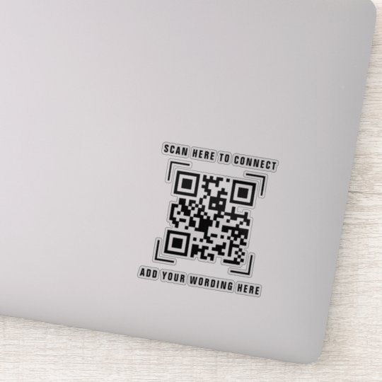 Business Company | QR Code Scan Sticker | Zazzle.com