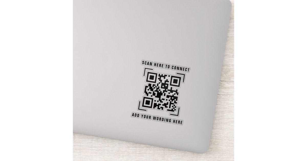 Business Company | QR Code Scan Sticker | Zazzle