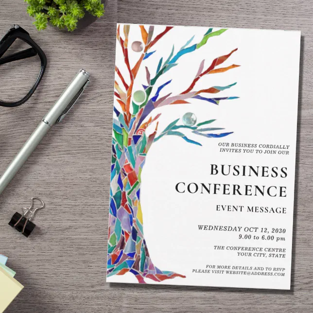 Business Conference Event Invitation | Zazzle