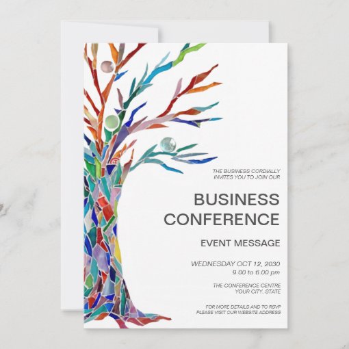 Business Conference Event Invitation | Zazzle