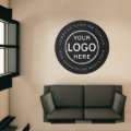 Business Corporate Company Logo Modern Round Area Rug | Zazzle