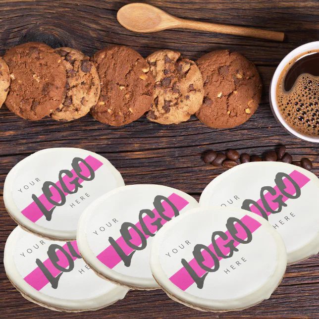 Business Corporate Promotional Custom Company Logo Sugar Cookie | Zazzle