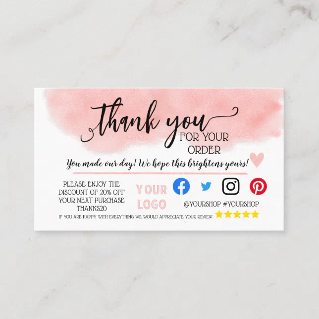 Business coupon offer marketing new address referral card | Zazzle