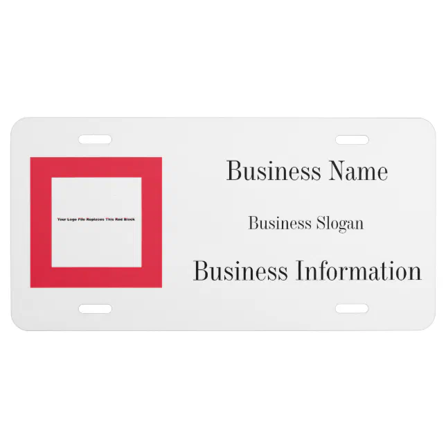 Business Crafter's Artist Front License Plate | Zazzle