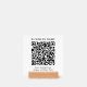 Business Create Your Own QR Code Tabletop Sign Holder | Zazzle