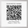 Business Create Your Own QR Code Tabletop Sign Holder | Zazzle