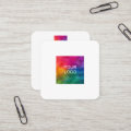 Business Customer Logo Template Elegant Modern Square Business Card ...
